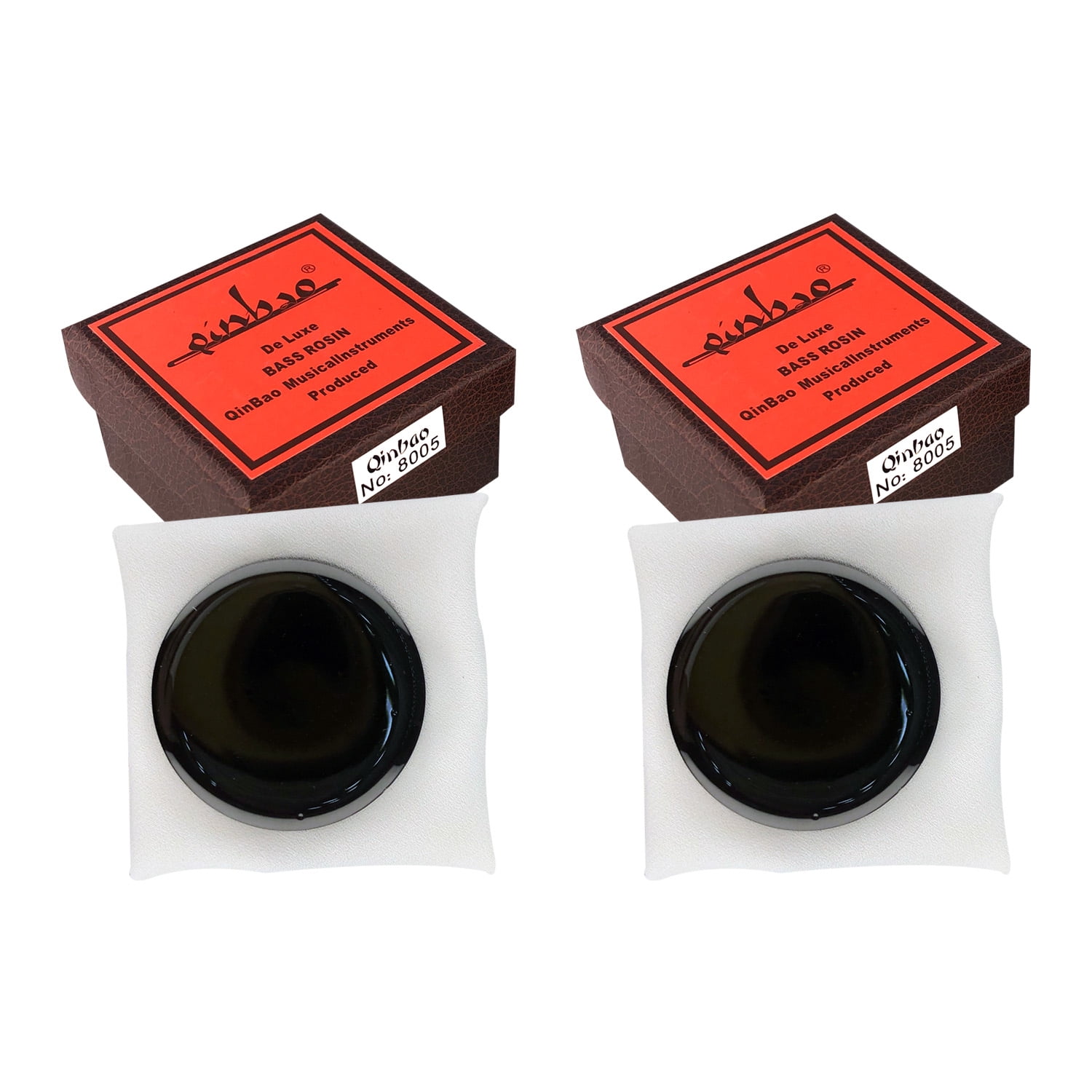 Low Dust Bass Rosin, 2 Pack, Professional Light Rosin for Bass, Violin ...