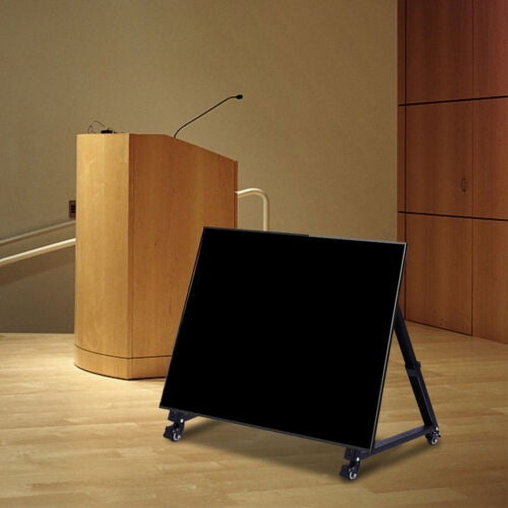 Low Height Triangular Mobile TV Stand,Monitor Floor Stand Cart for 19 ...