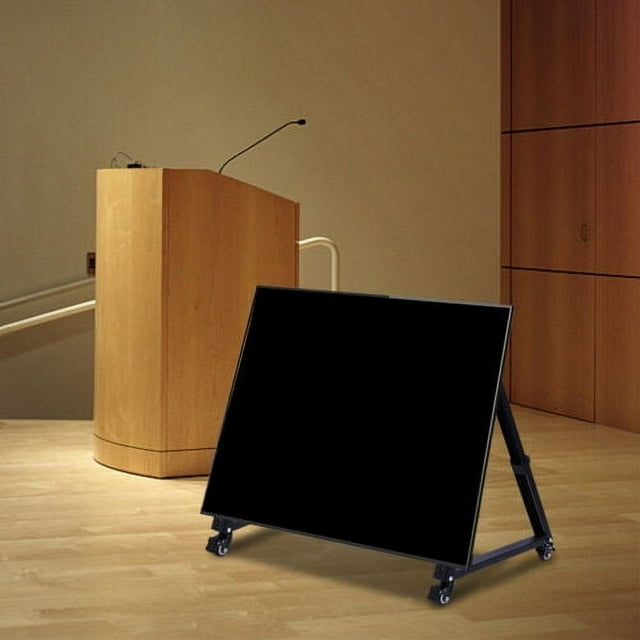 Low Height Triangular Mobile TV Stand,Monitor Floor Stand Cart for 19 ...