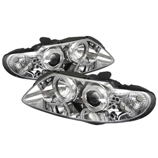Low & High H1 Halo LED Projector Headlights for 2004-2006 Pontiac GTO ...