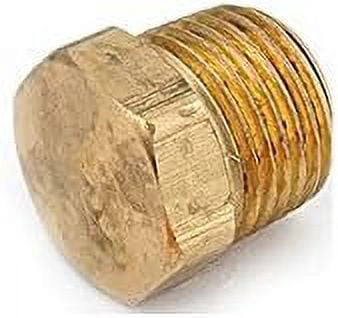 Low Lead HEx Head Brass Plug - Walmart.com