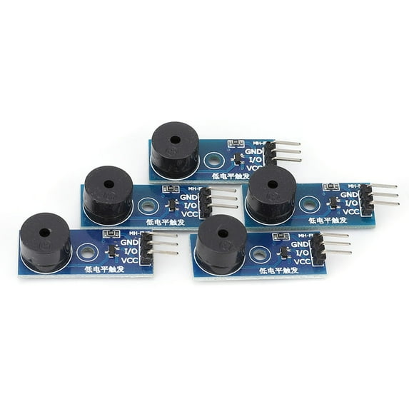 Low,Level Trigger Buzzer, 3 Pin Passive Sound Module W/ Mounting Nuts, 2K,5K Square Wave Drive ...