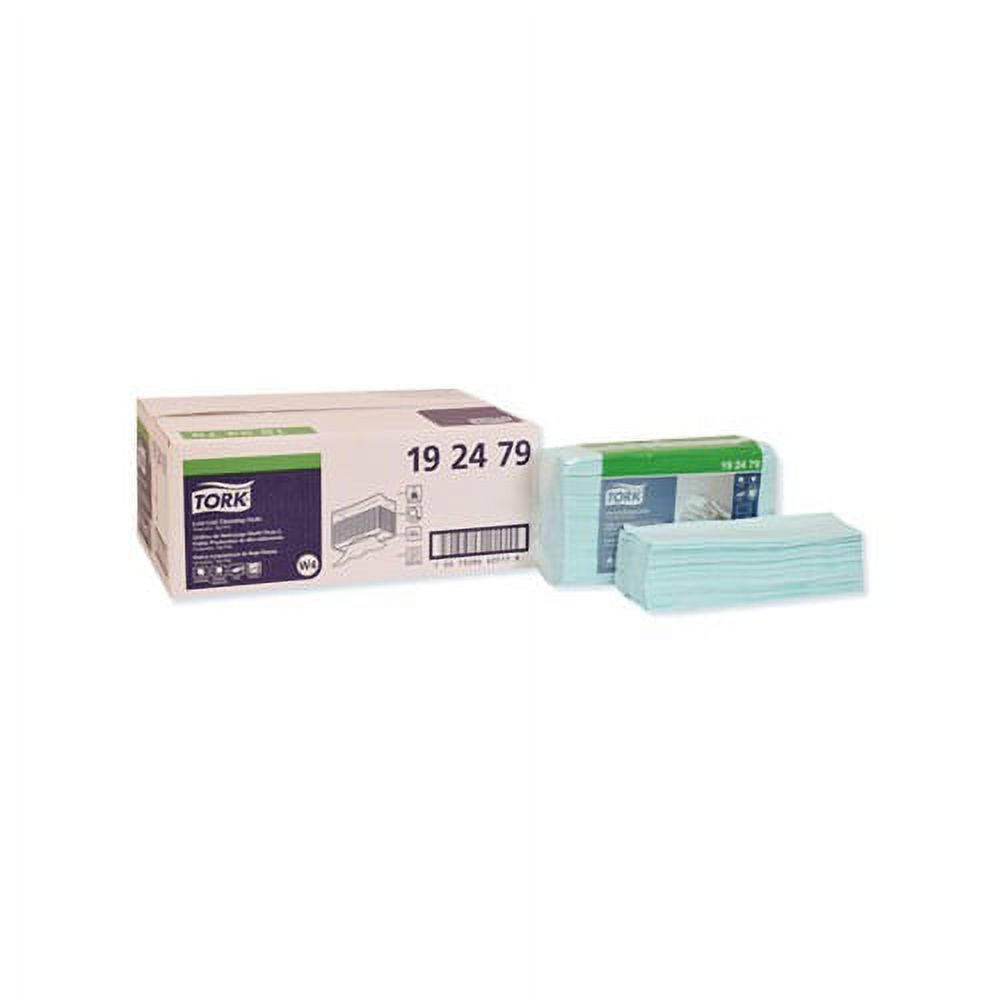 Low-Lint Cleaning Cloth 13.5 x 16.4, Turquoise, 100/Bag, 5 Bags/Carton ...