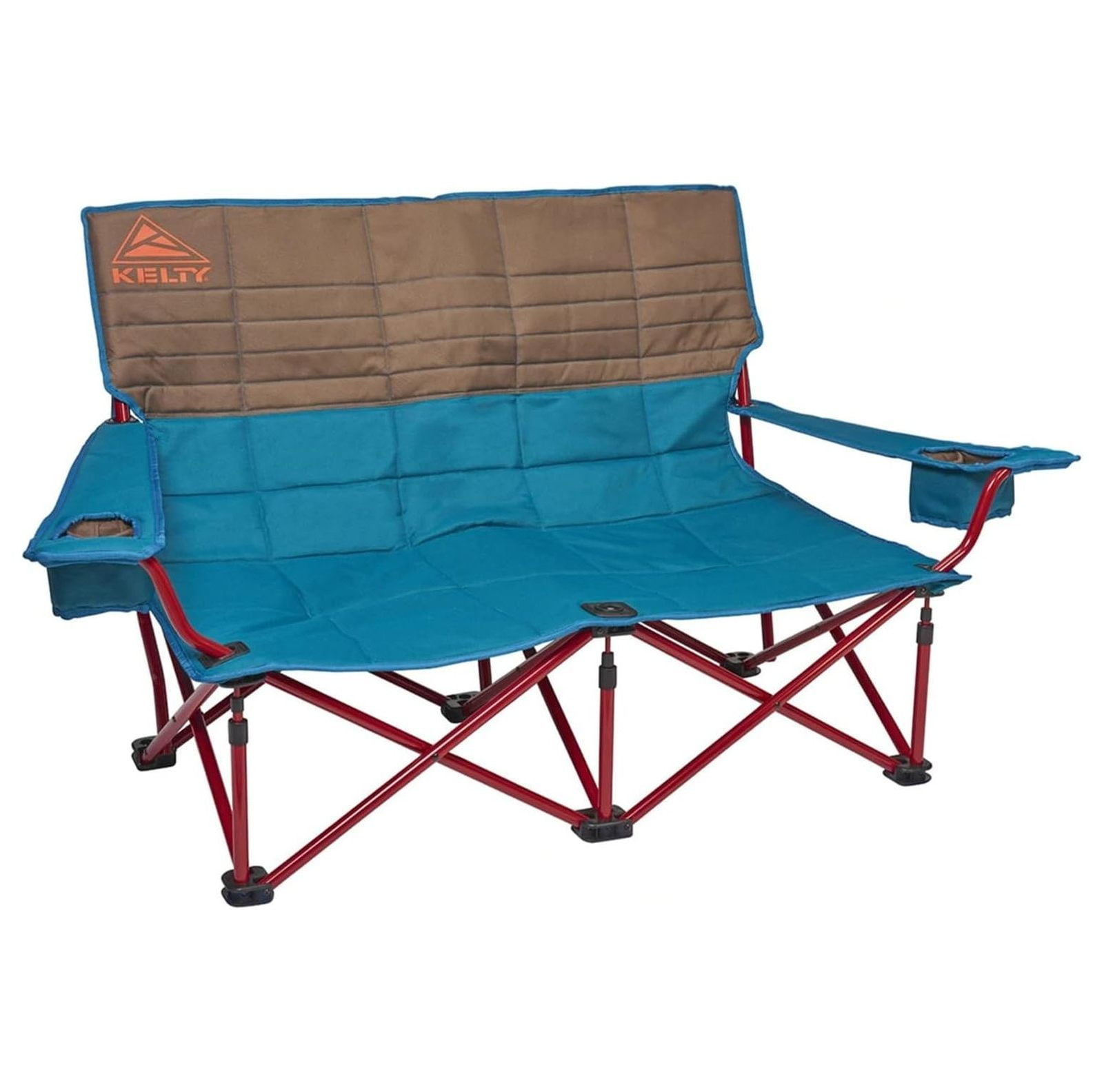 Low Loveseat Double 2 Person Camping Chair, Two Person Foldable Seat ...