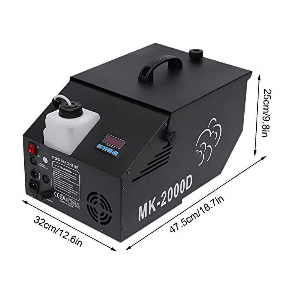 Low-Lying Fog Machine, 1200W 860-1076ft² 110V 5000CFM DMX Wedding Bar ...