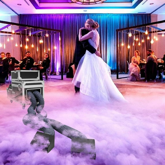 Low Lying Fog Machine, 3000W DJ Fogger Output With Flight Case, Leak ...