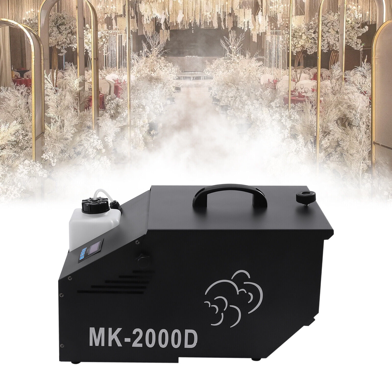 Low-Lying Smoke Machine DMX Fog Machine Stage Fogger 1200W with ...