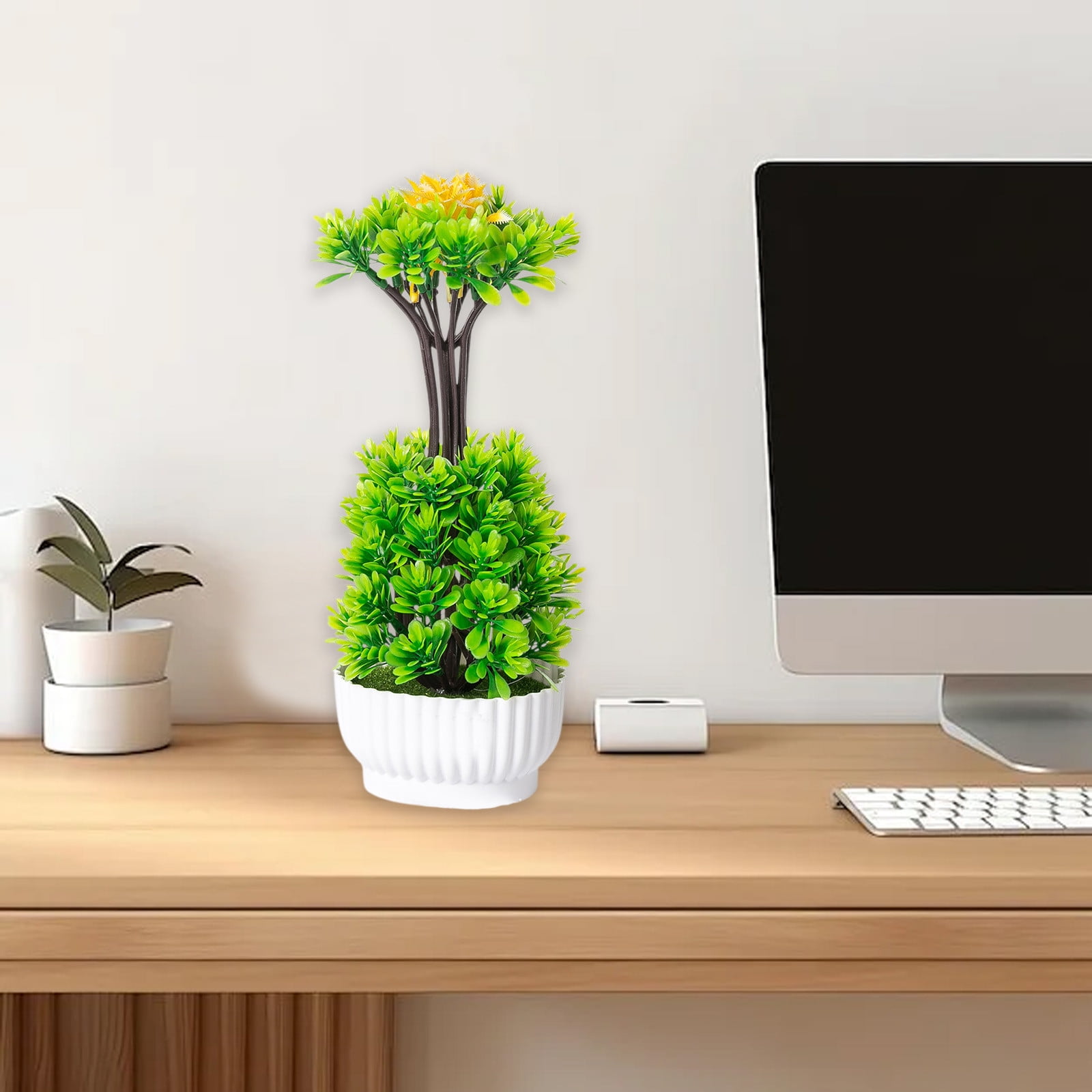 Low Maintenance Desk Plants for office, Simulation Flower Bouquet ...