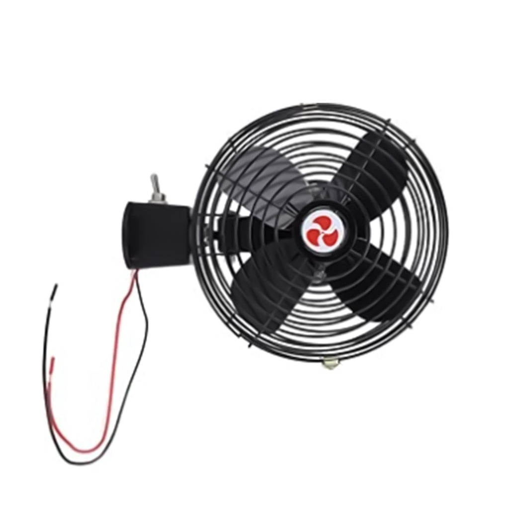 Low Noise 8 Inch 12V 24V Heavy Duty Metal Cooling Fan Quiet Operation ...