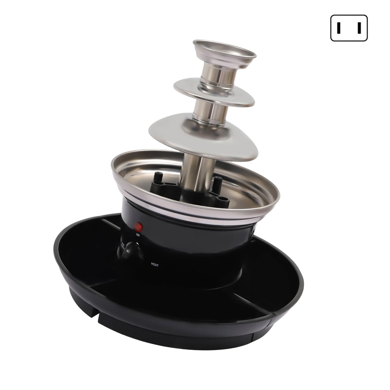 Low Noise Chocolate Fountain Machine Sweet Melting Pots Automatic ...