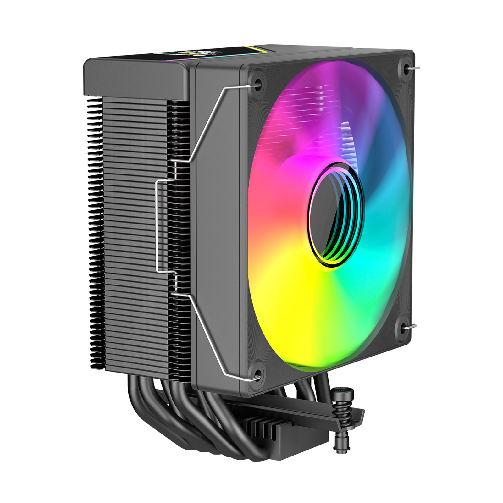 Low Noise Cooling Fan 6 Heat Pipes ARGB Effects Temperature Readout ...