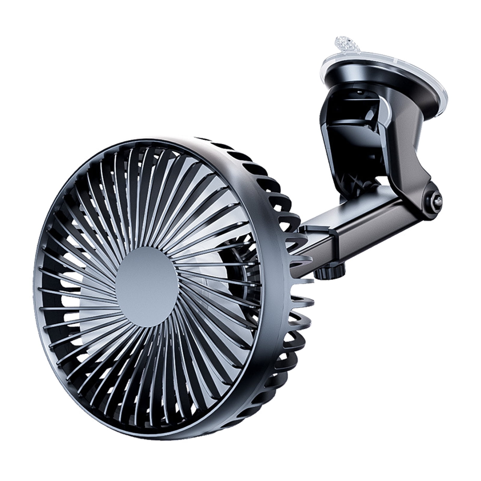 Low Noise Fan Car Suction Cup Fan Interior Circulator Fan Dashboard ...
