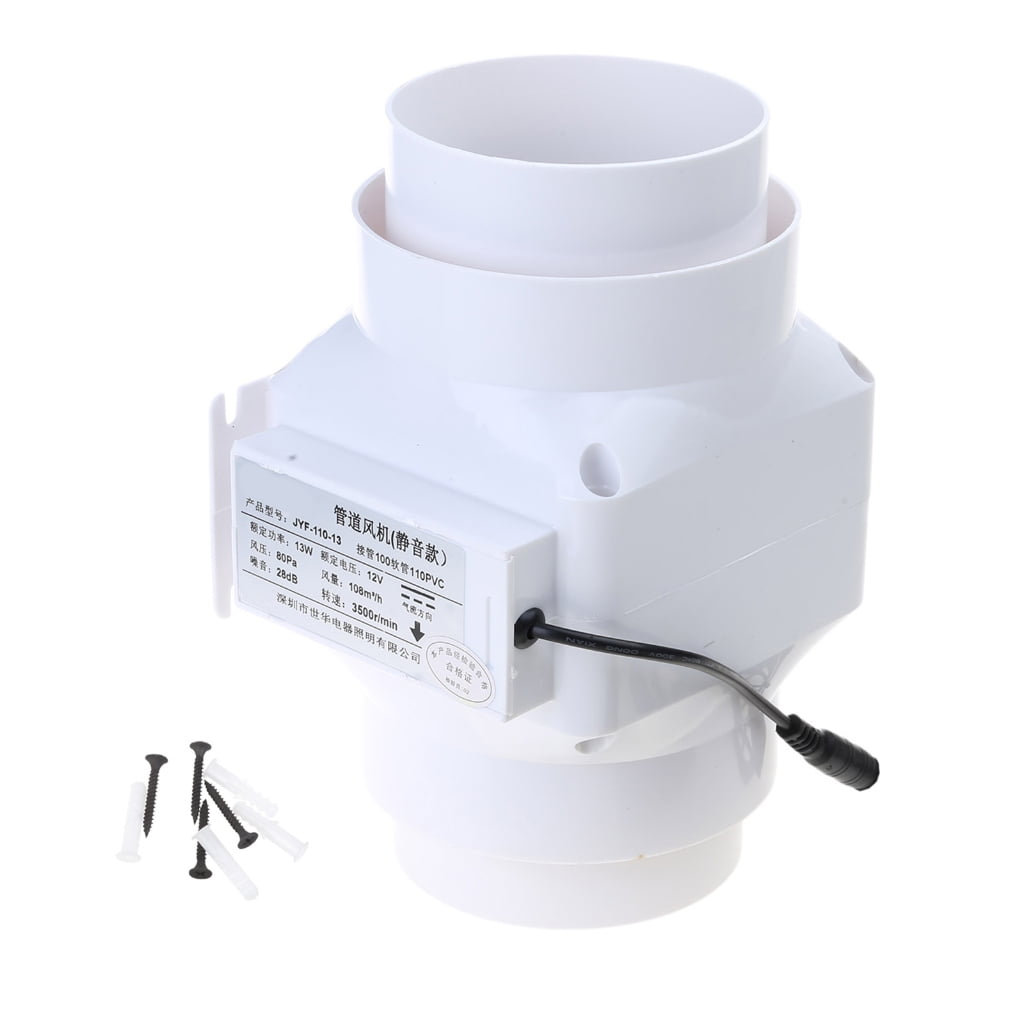 Low Noise Inline Exhaust Air Fan Suitable For Continuous Ventilation In ...