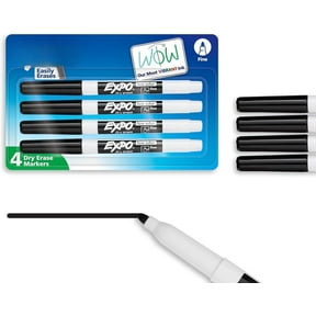 Expo Low Odor Blue Dry Erase Markers, Chisel Tip, Quick-Drying, 12 ...