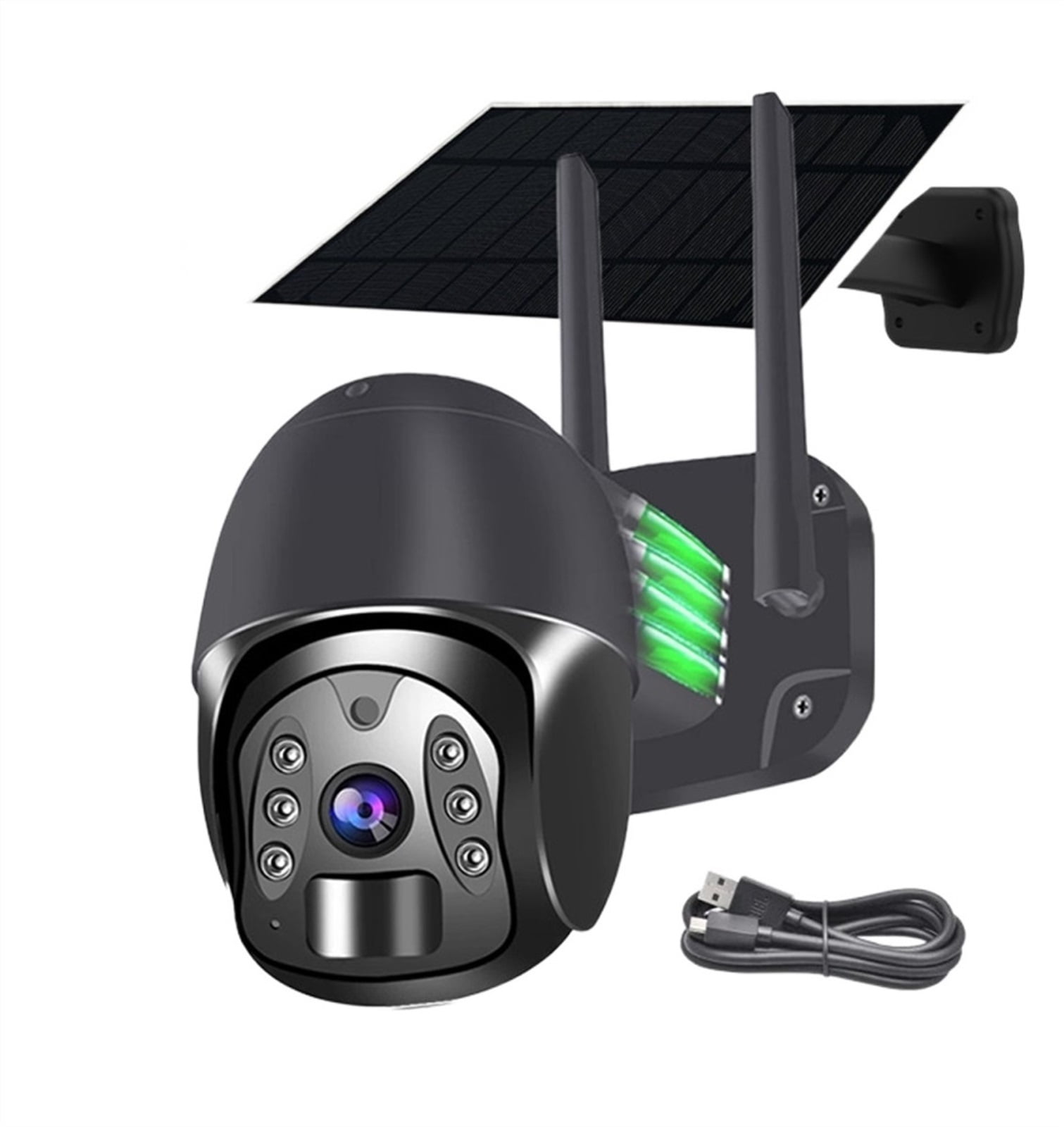 Low Power Solar wireless Camera PTZ security monitor Tuya APP Control ...