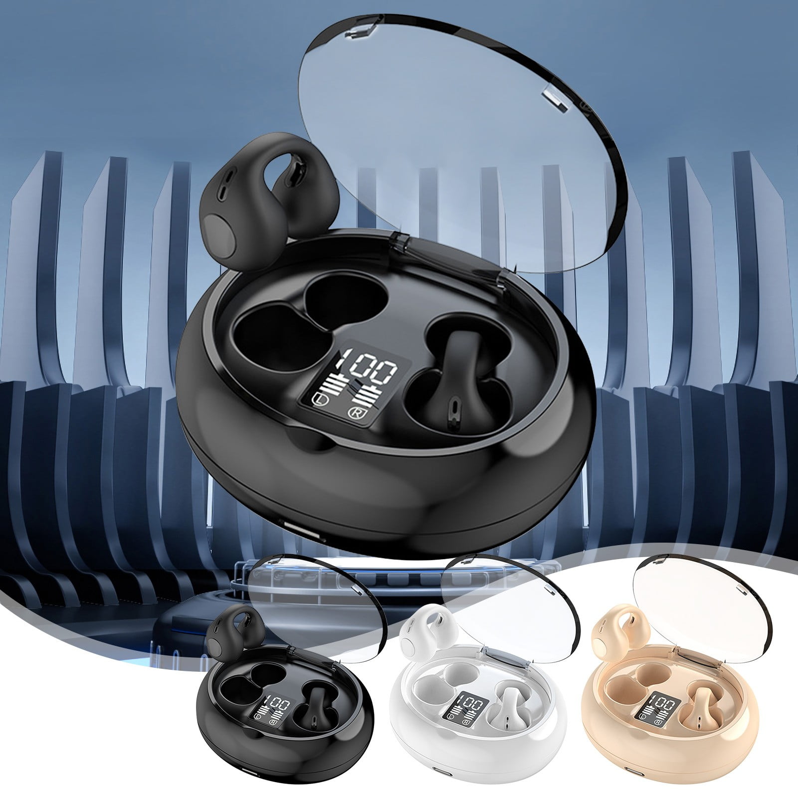 Low Price Bluetooth 5.3 Wireless Earphones With Clip On HIFI Sound Quality For High-definition ...