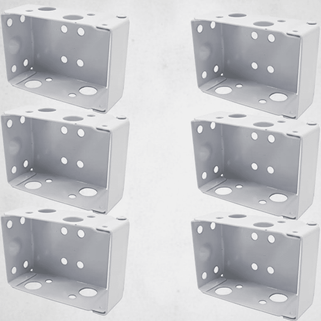 Low Profile 2.5 Inch Window Blind Brackets, 6-Pack Box Mounting ...