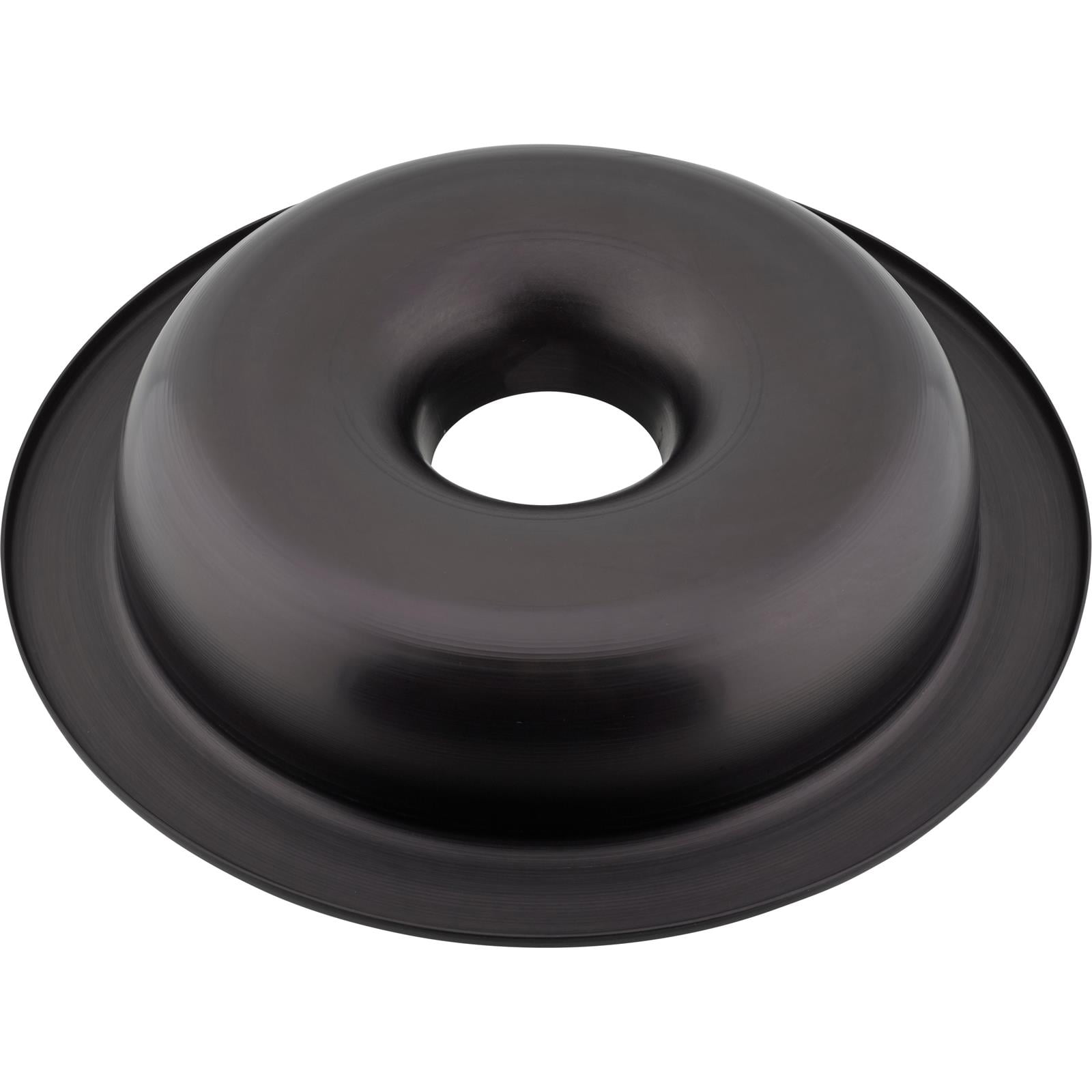 Low Profile 2 Barrel Rochester Air Cleaner Base, Black Anodized ...
