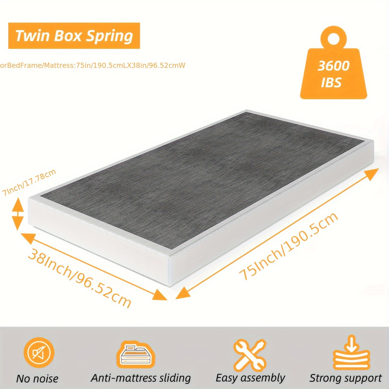 [Low Profile Box Spring] Low Profile Box Spring Mattress Foundation ...