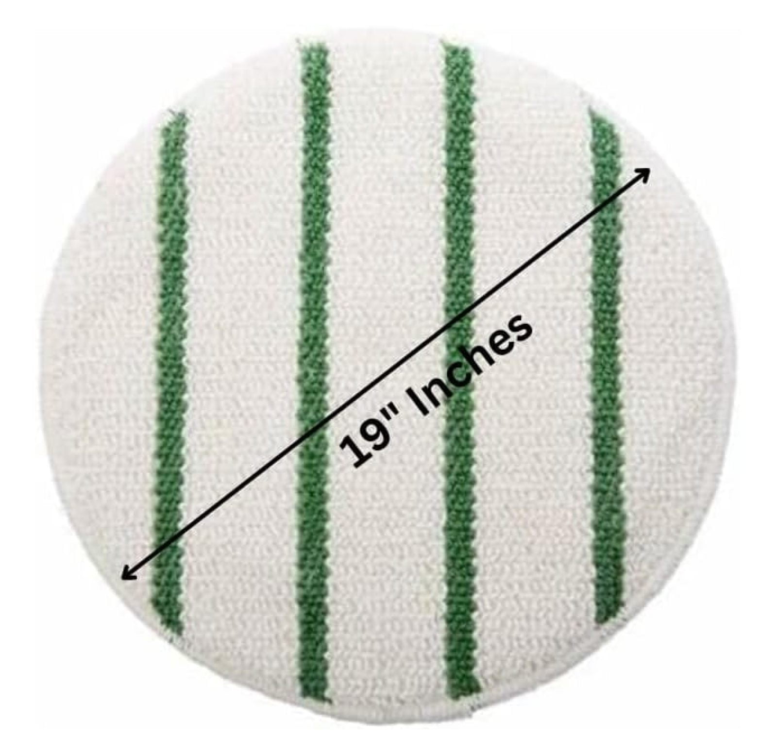 Low-Profile Carpet Bonnet with Green Scrubber Strips - Perfect for ...