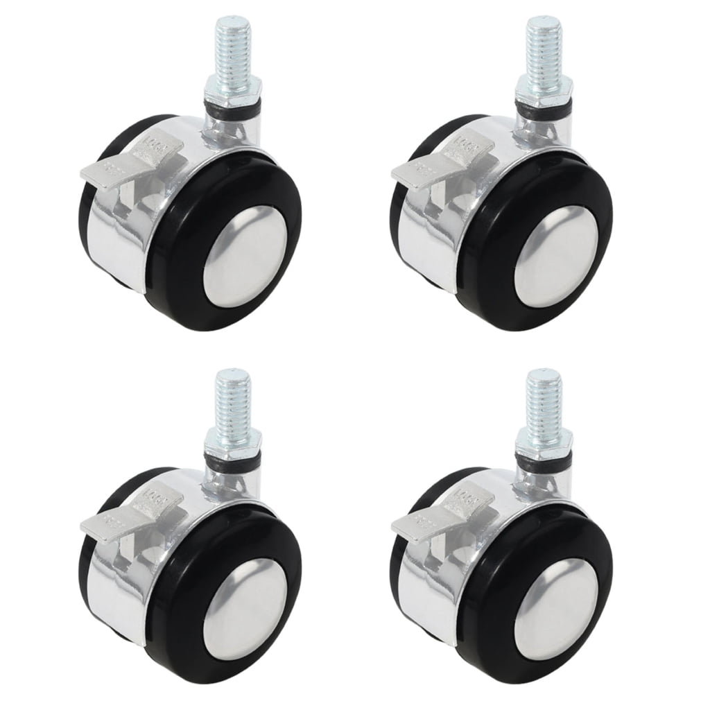Low Profile Caster Wheels With Brake For Stable Movement On Hard Floor ...