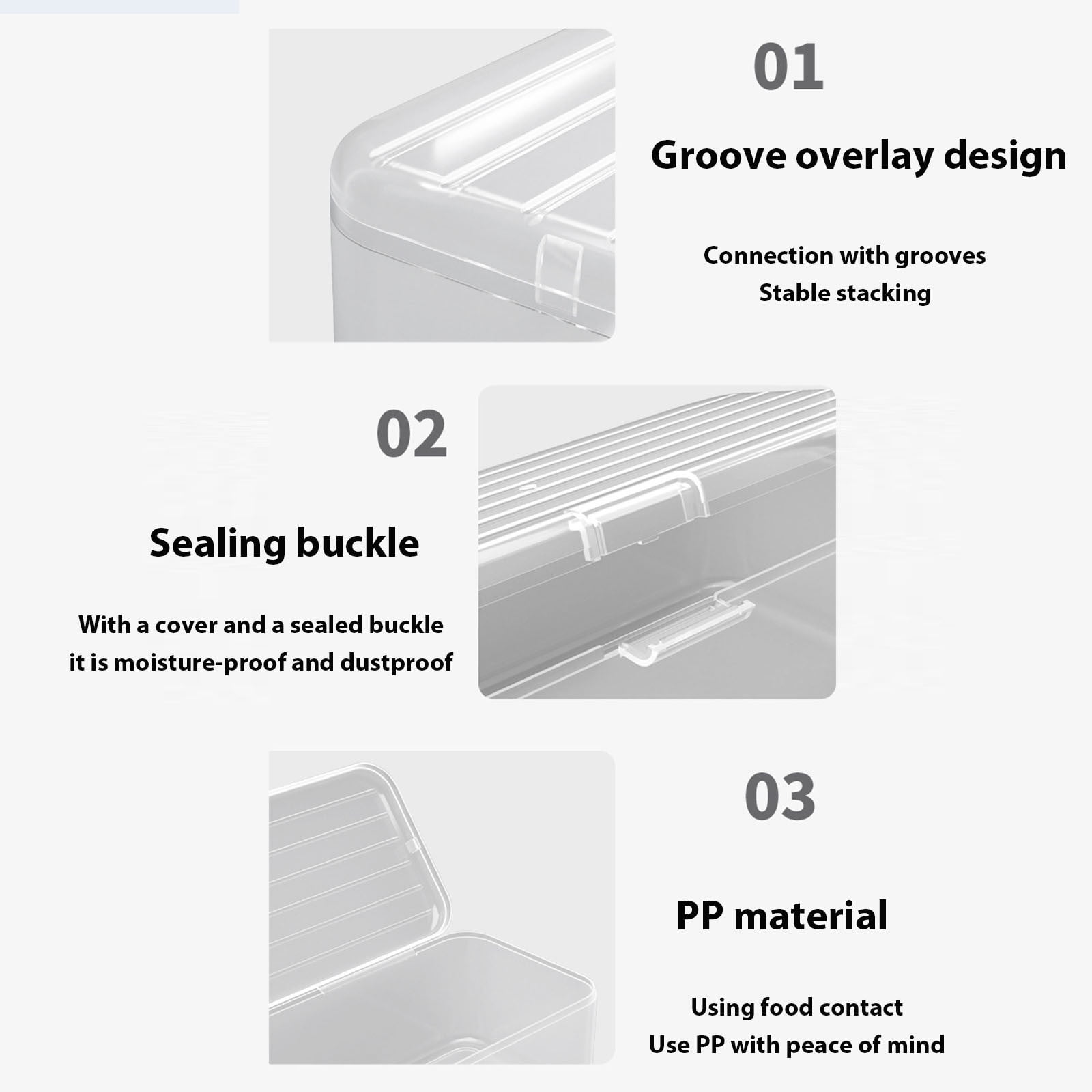 Low-Profile Clear Plastic Stackable Youngster Supply Organizer Set With ...