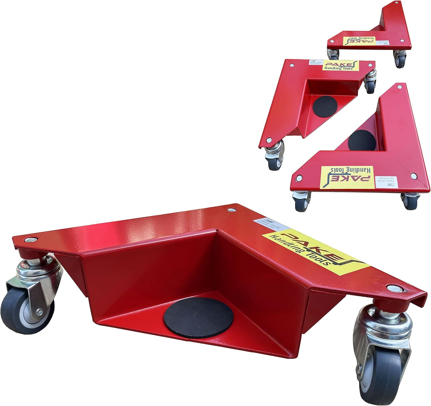 Low Profile Desk Cabinet Corner Mover Dolly Furniture Dollies 3 Wheel ...