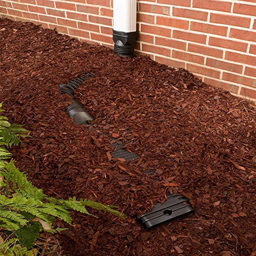 Low Profile Downspout Adapter Drainage Kit with Additional 24-in. and ...