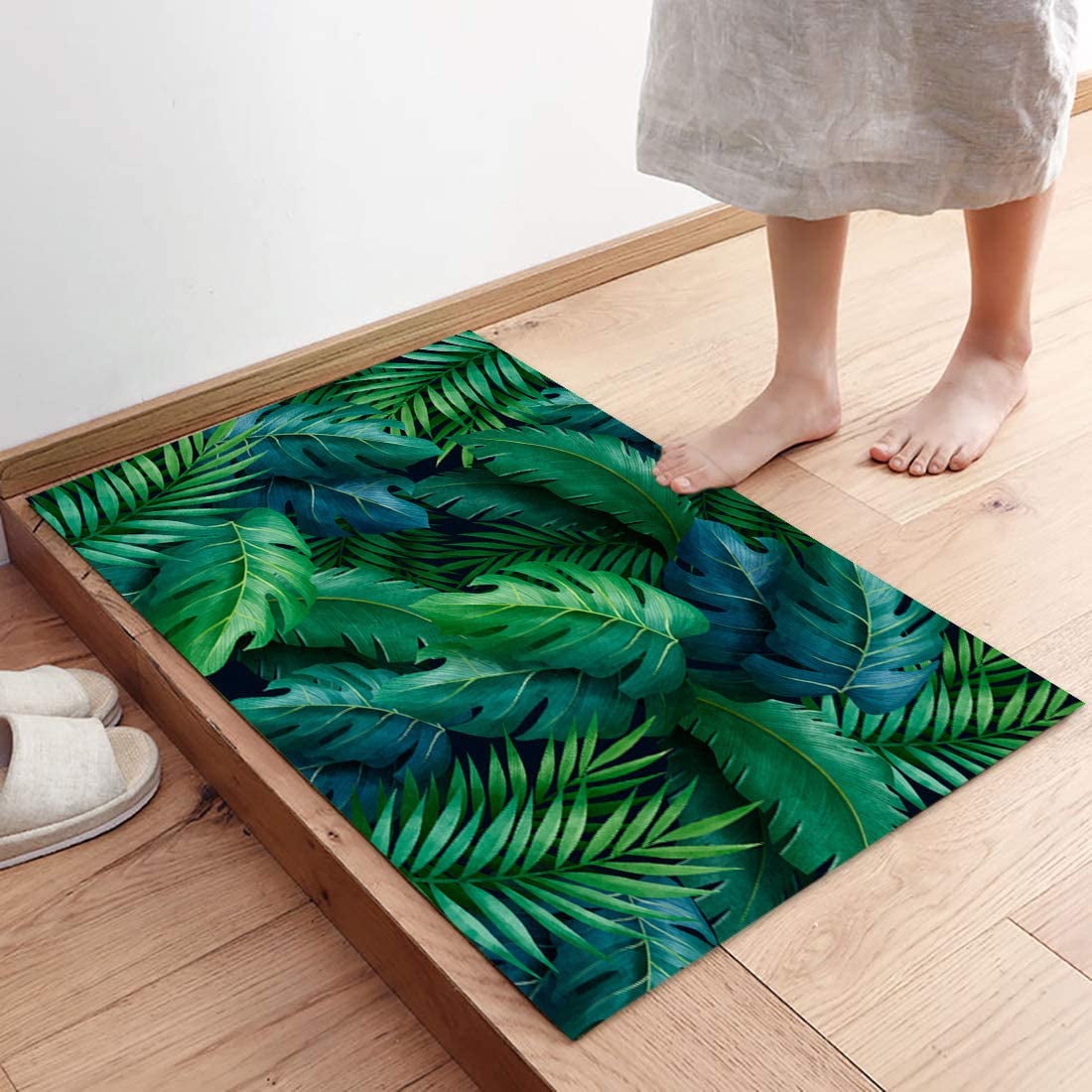 Low-Profile Entrance Door Mat for Indoor Outdoor, High Traffic Areas ...