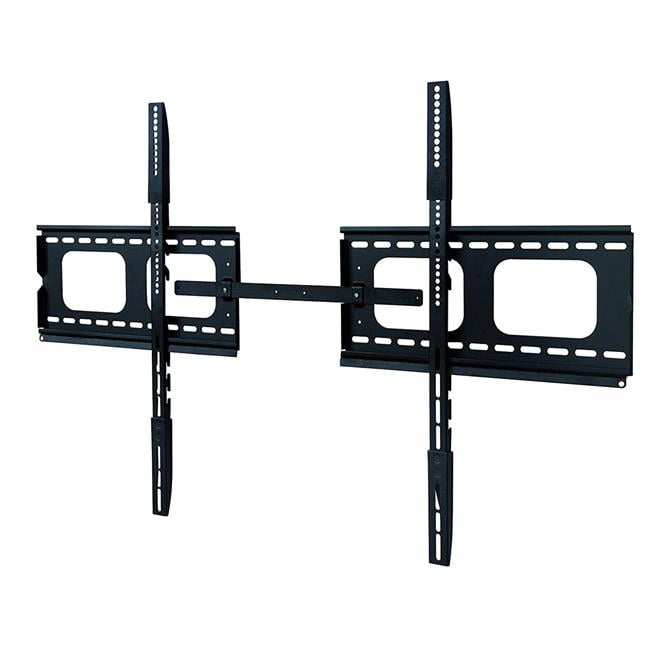 Low Profile Fixed TV Wall Mount Slide Dual Plates Mount Bracket 60"-102 ...