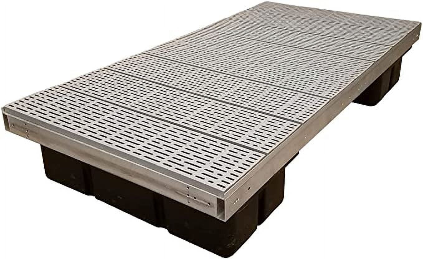 Low Profile Dock Parts: Floating Platform Section with Gray Poly ...