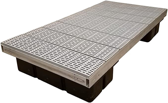 Low Profile Floating Platform Section with GRAY Poly Decking - Walmart.com