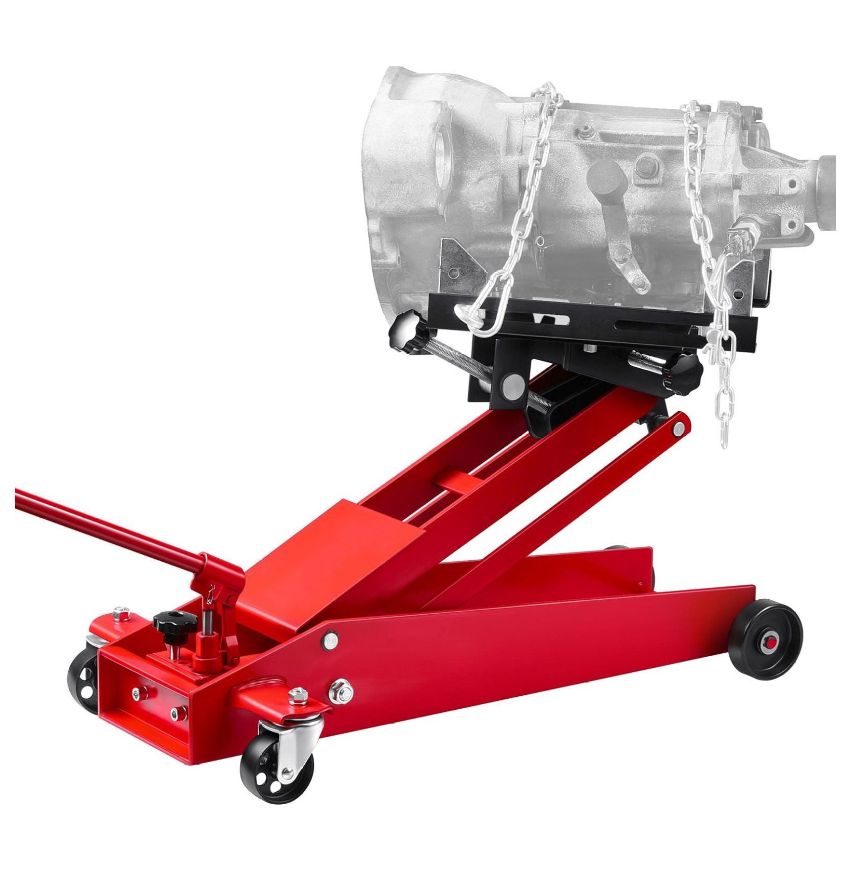 Low Profile Floor Jack 1000lbs - Telescoping Transmission Jack, 6.3-25 ...