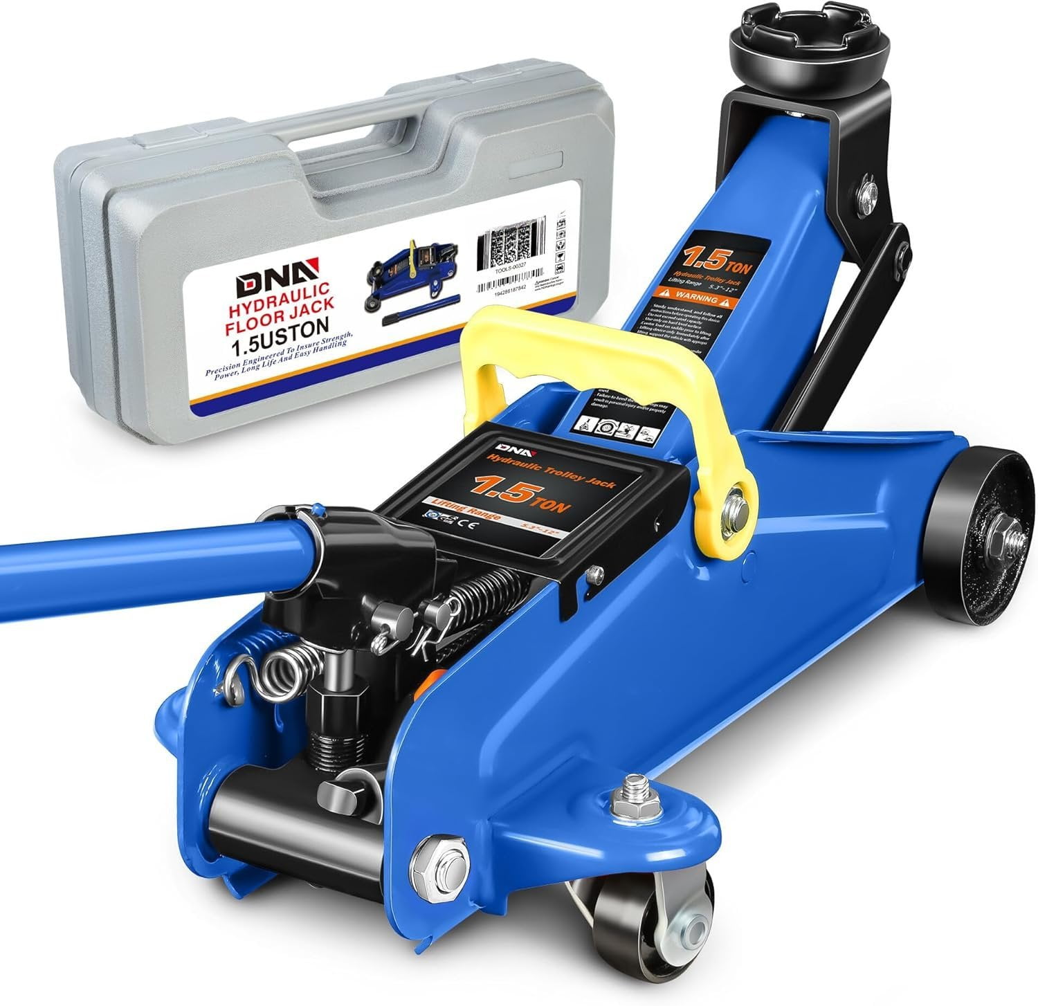 Low Profile Hydraulic Trolley Service/Floor Jack, 1.5 Ton (3000 lbs ...