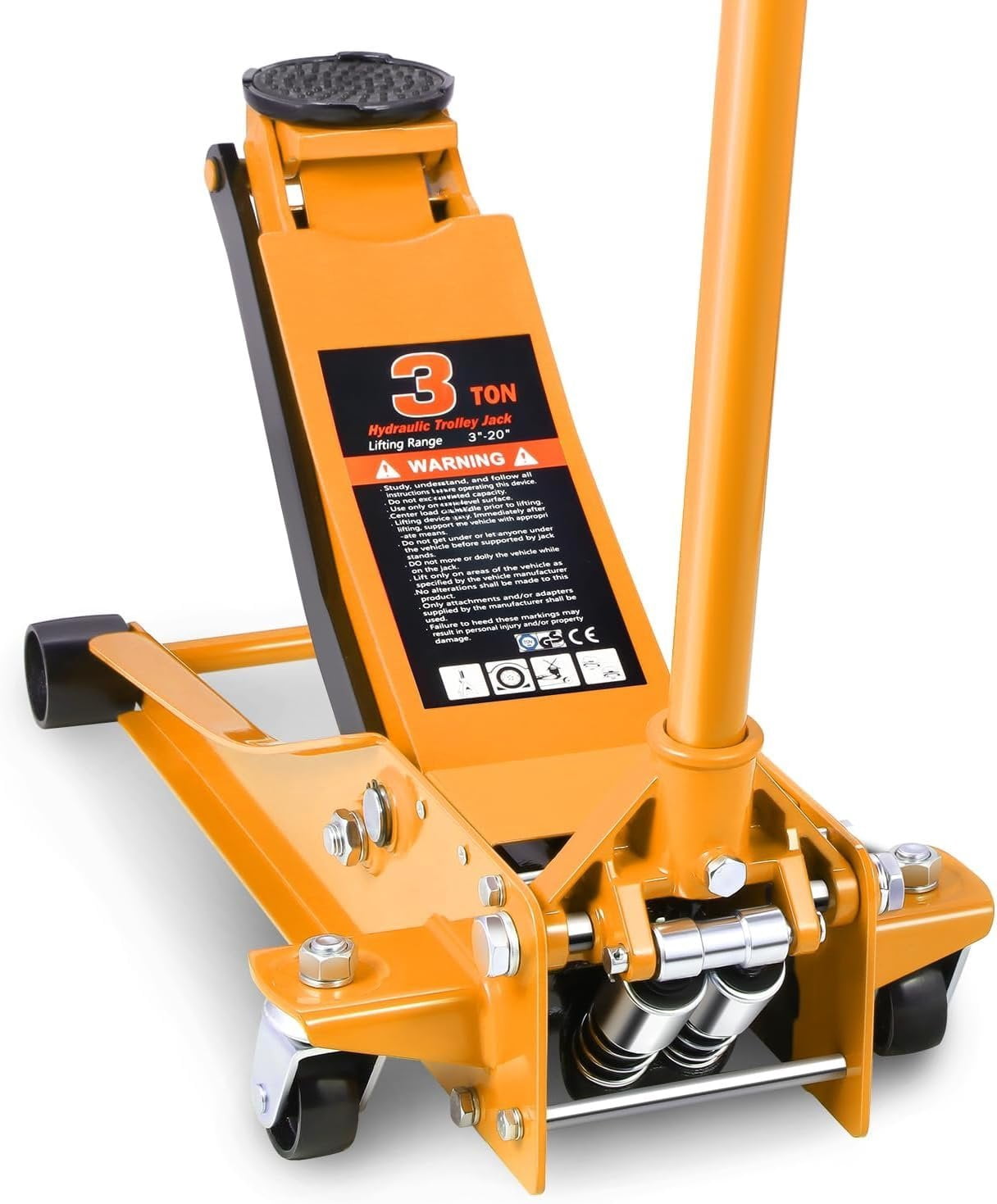 Low Profile Hydraulic Trolley Service/Floor Jack, 3 Ton (6000 lbs ...