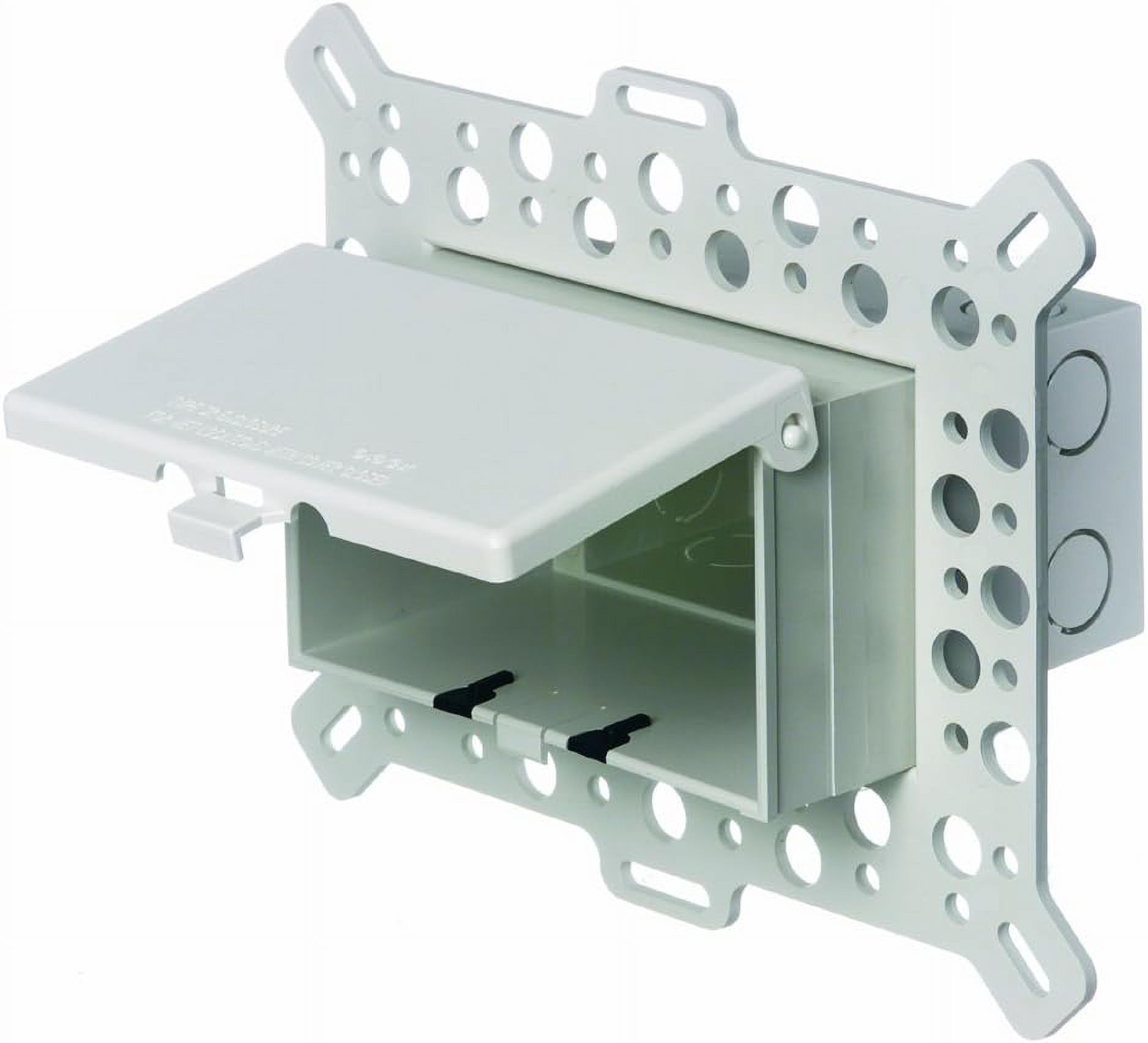 Low Profile IN BOX Electrical Box with Weatherproof Cover for Flat ...