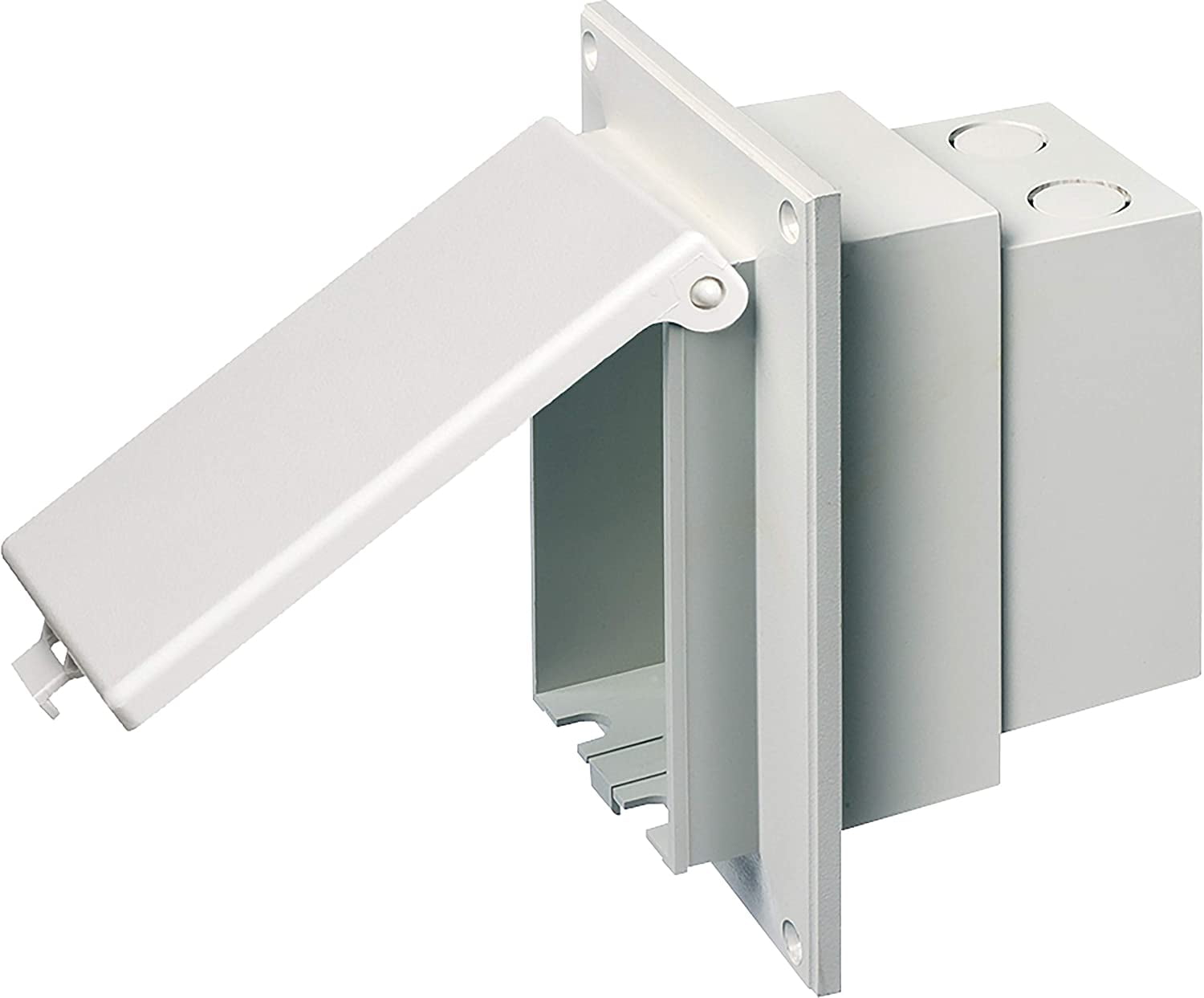 Low Profile IN BOX Electrical Box with Weatherproof Cover for Flat ...