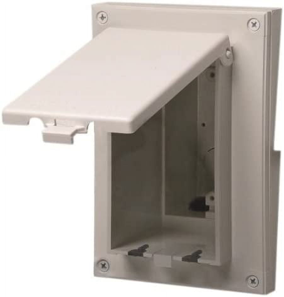 Low Profile IN BOX Electrical Box with Weatherproof Cover for Retrofit ...