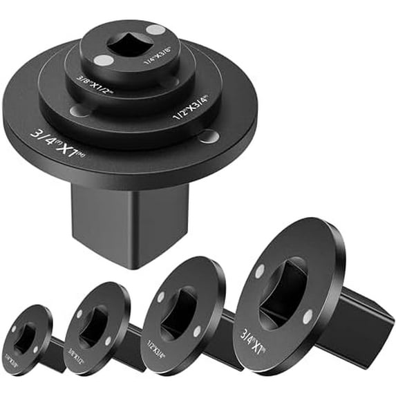 Low Profile Impact Socket Adapter Set, 4pcs Drive Ratchet Adapter Set ...