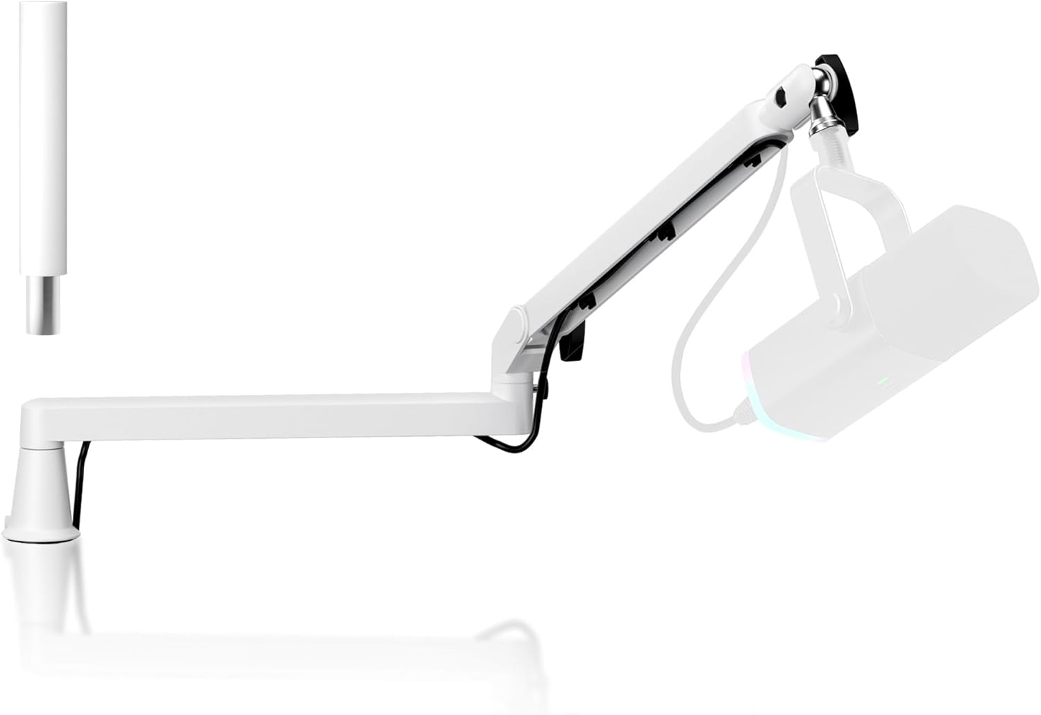 Low Profile Mic Arm Microphone Boom Arm Professional Adjustable with ...
