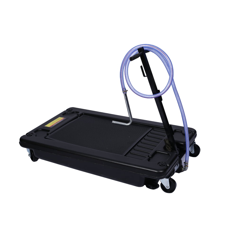Low Profile Oil Drain Pan, 17 Gallon Electric Oil Drain Pan with 110V ...