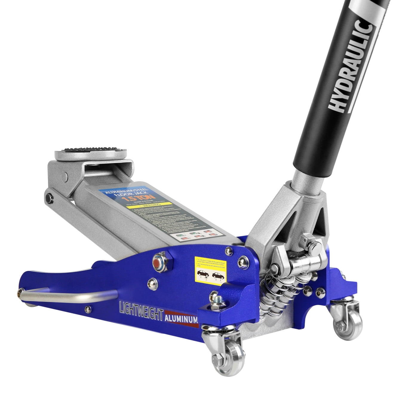 Low Profile Racing Floor Jack with Dual-Piston Quick Lift - 3000 lb ...