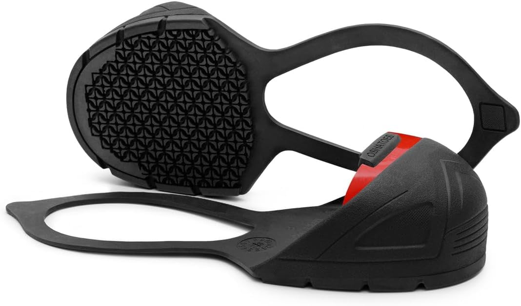 Low Profile Slip-On Steel Toe Safety Overshoes with Natural Rubber ...