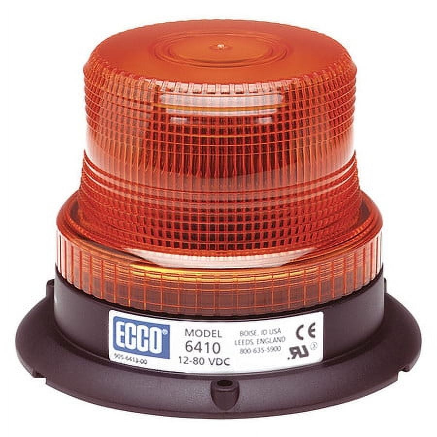 Low Profile Strobe,Amber,Flange,U-Strobe ECCO 6410A - Walmart.com