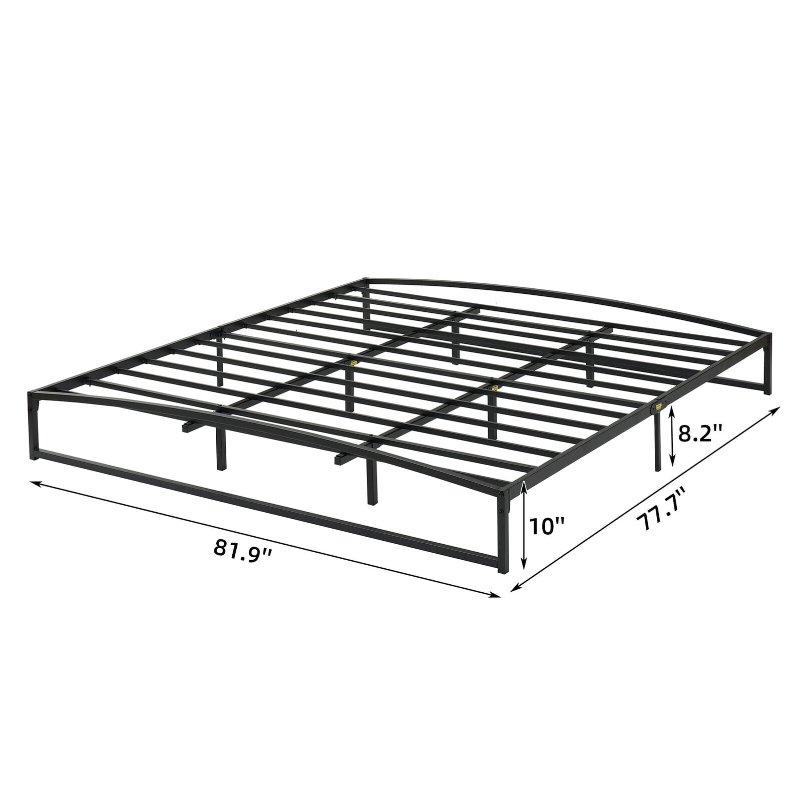 Low Profile Twin Bed Frame, Metal Twin/Full/Queen/King Size Platform ...