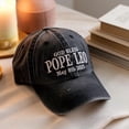 Low Profile Washed Cap, Pope Leo Xiv Vatican Catholic Washed Cotton ...