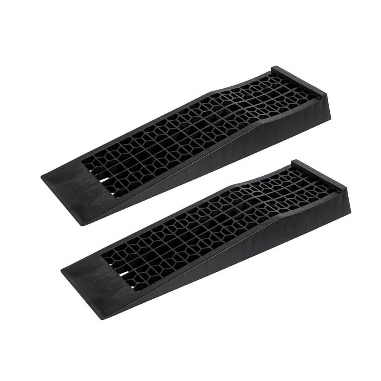 Low Rise Car Ramps & Wheel Chocks, for Easy Transport, 28 x 8" , 2 pcs ...