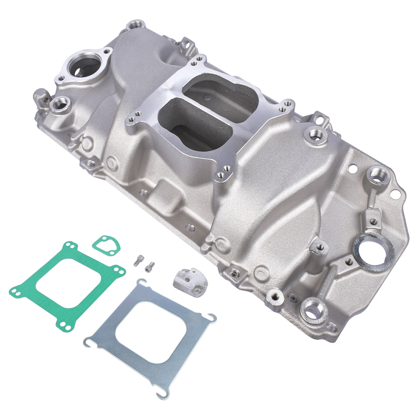 Low Rise Intake Manifold for Big Block Chevy BBC BB Oval Port Aluminum ...