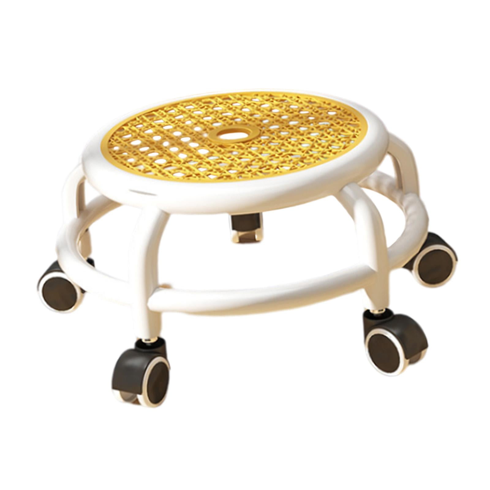 Low Roller Seat Stool Movable Mini Stool Comfortable Short Small Stool ...