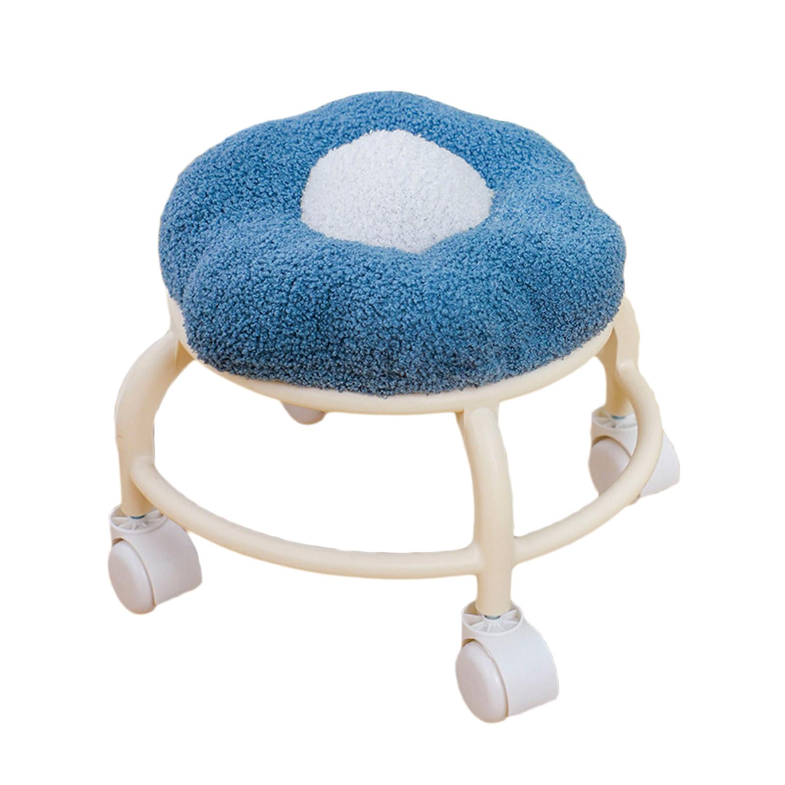 Low Roller Seat Stool Pulley Wheels Stool Comfortable Heavy Duty Small ...